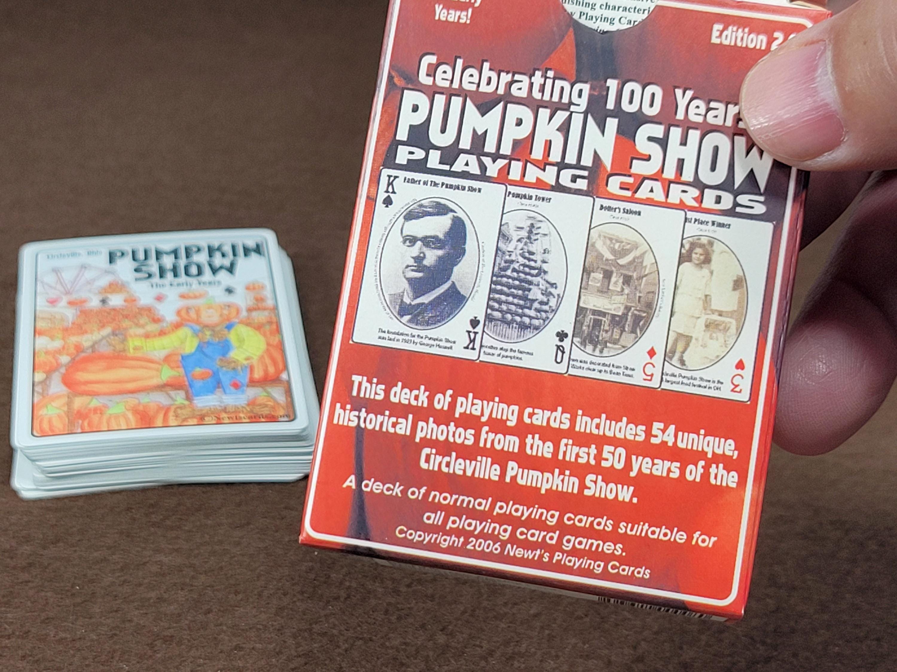 Circleville Ohio Pumpkin Show Playing Cards: 100th Anniversary Souveni ...
