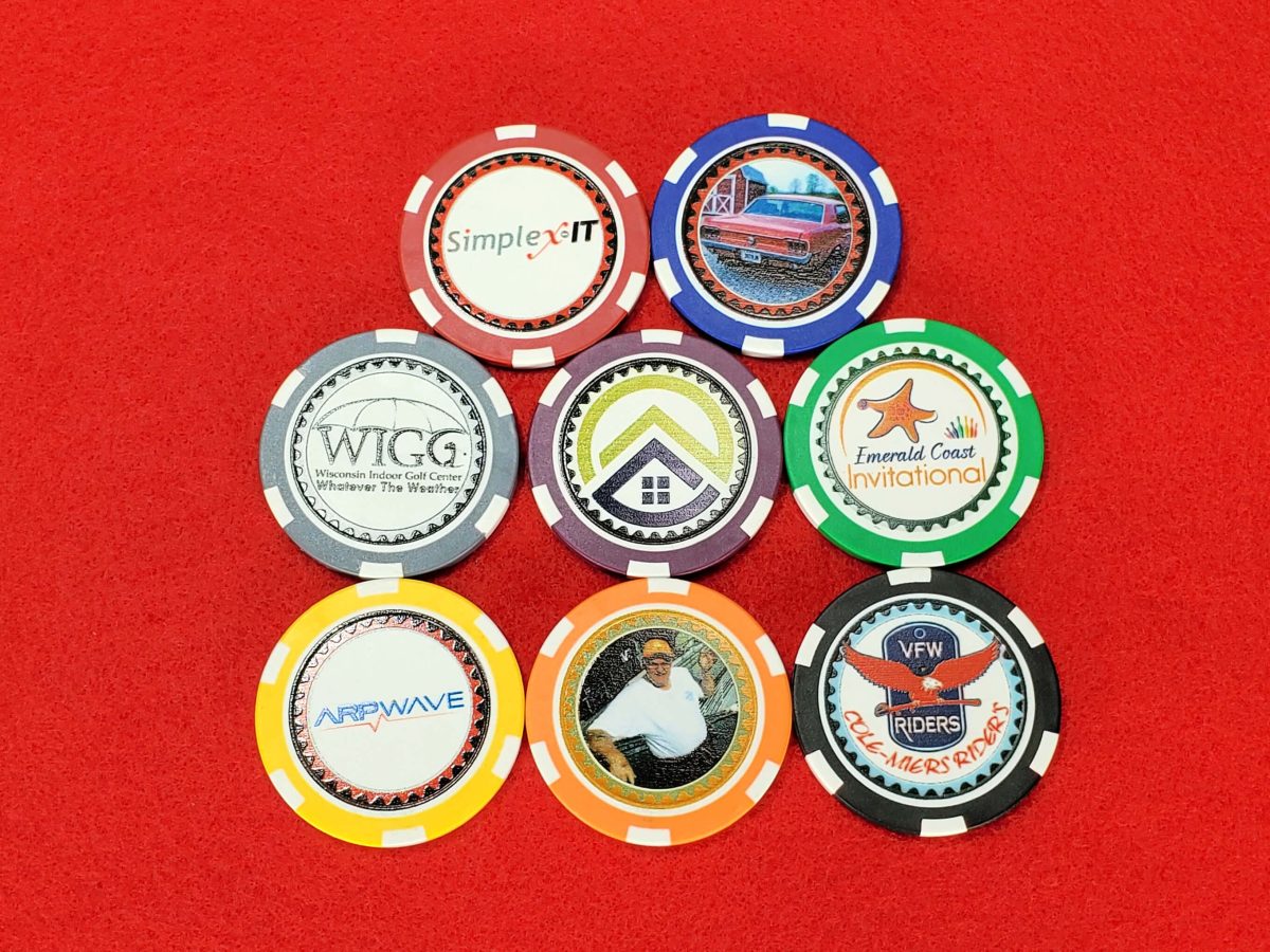 Customized Direct Print Poker Chips – Includes 100 Poker Chips – Newt's ...