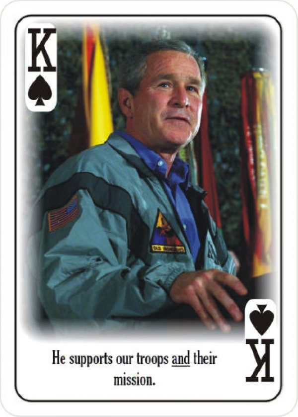 George W. Bush Playing Cards – 52 Reasons to Re-Elect Bush – from ...