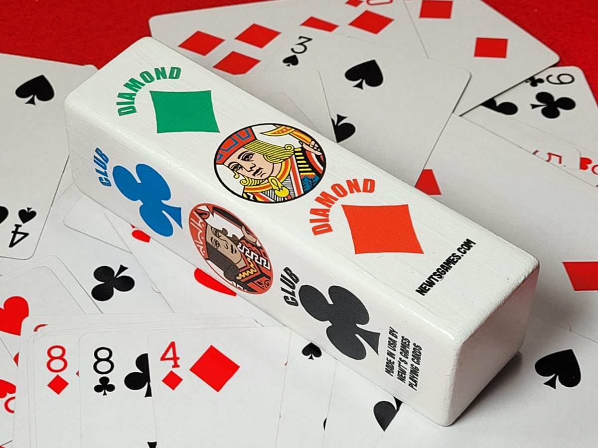 Low-Vision suited trump marker with multicolored markings for low ...